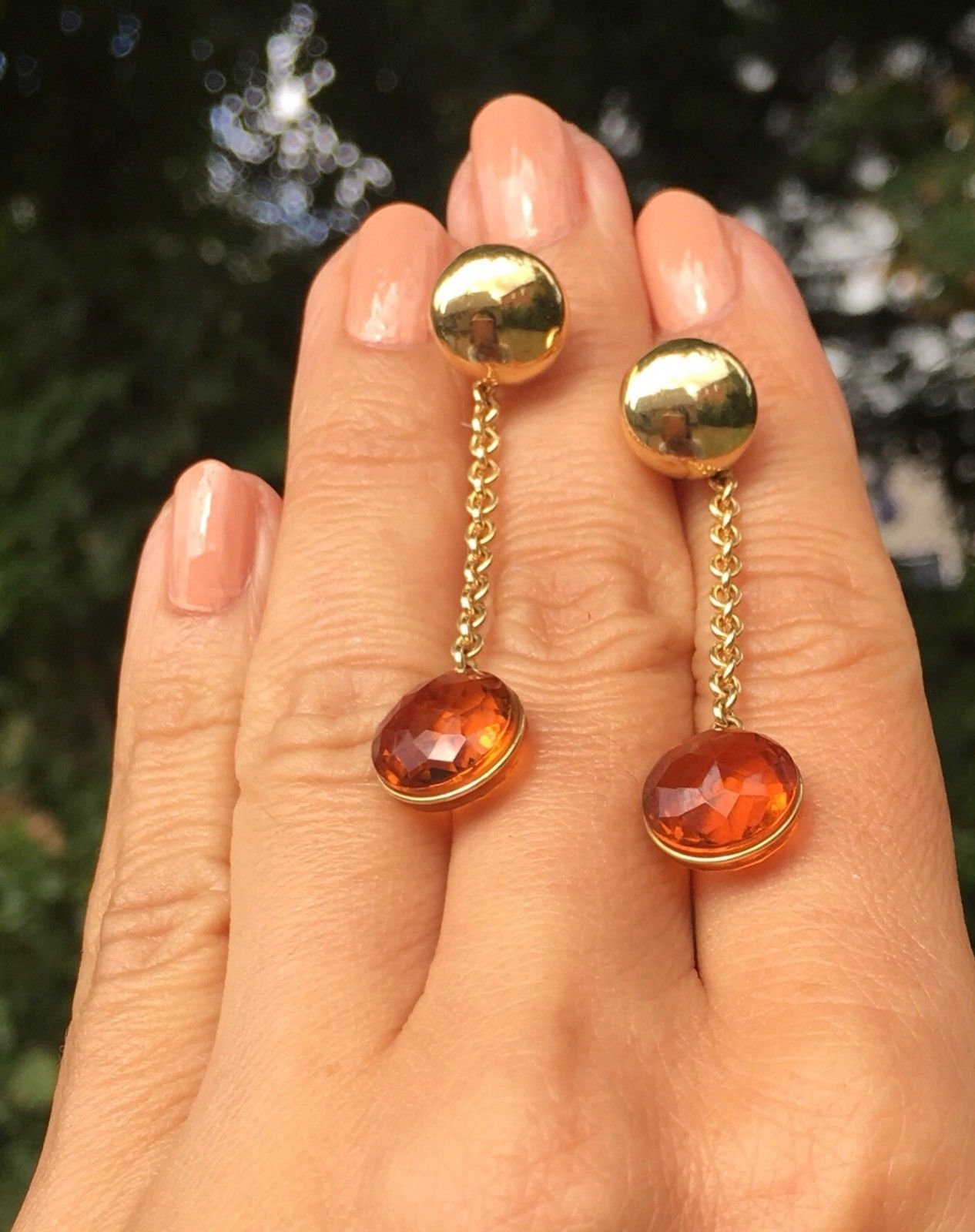 Chimento Sigilli 18K Yellow Gold Citrine Removable Drop Dangle - Etsy