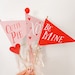 Valentine's Pennant Flag, Printable Valentine's Flag, Love Basket Flag ...