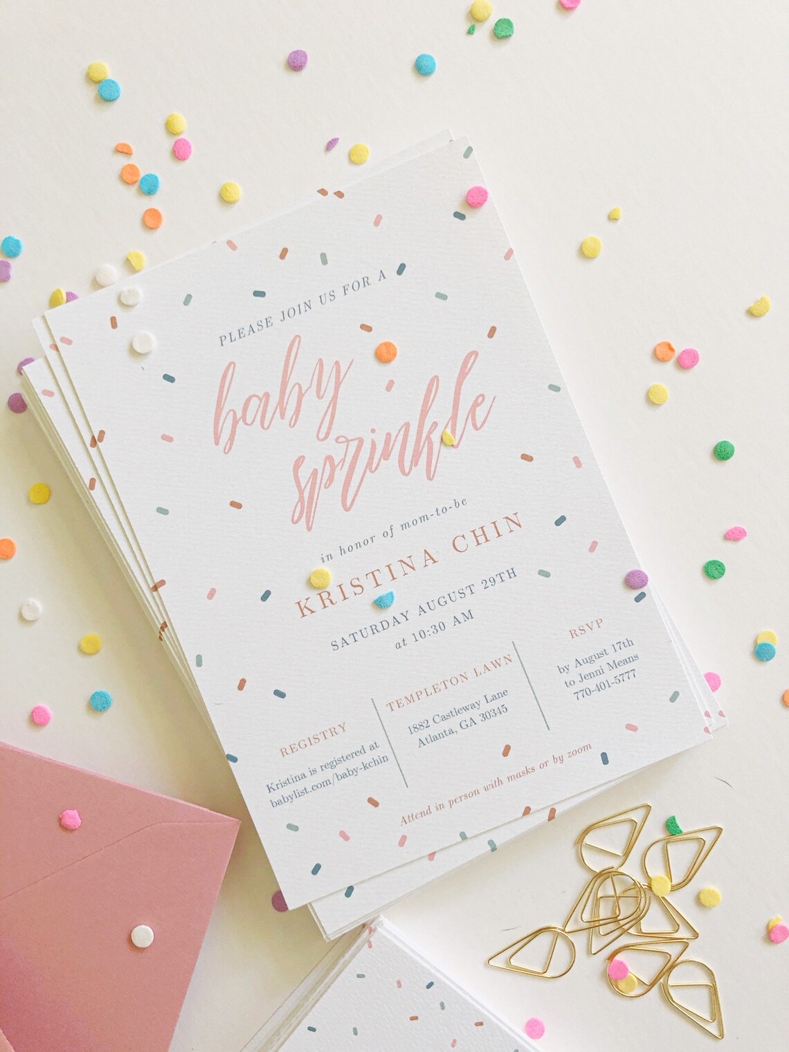 Baby Sprinkle Shower Invitations Baby Shower Coed Shower - Etsy