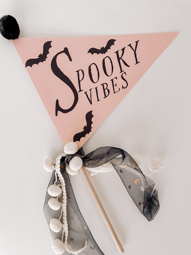 Halloween Pennant Flag Printable, Boo Baskets, Trick or Treat Pennant ...