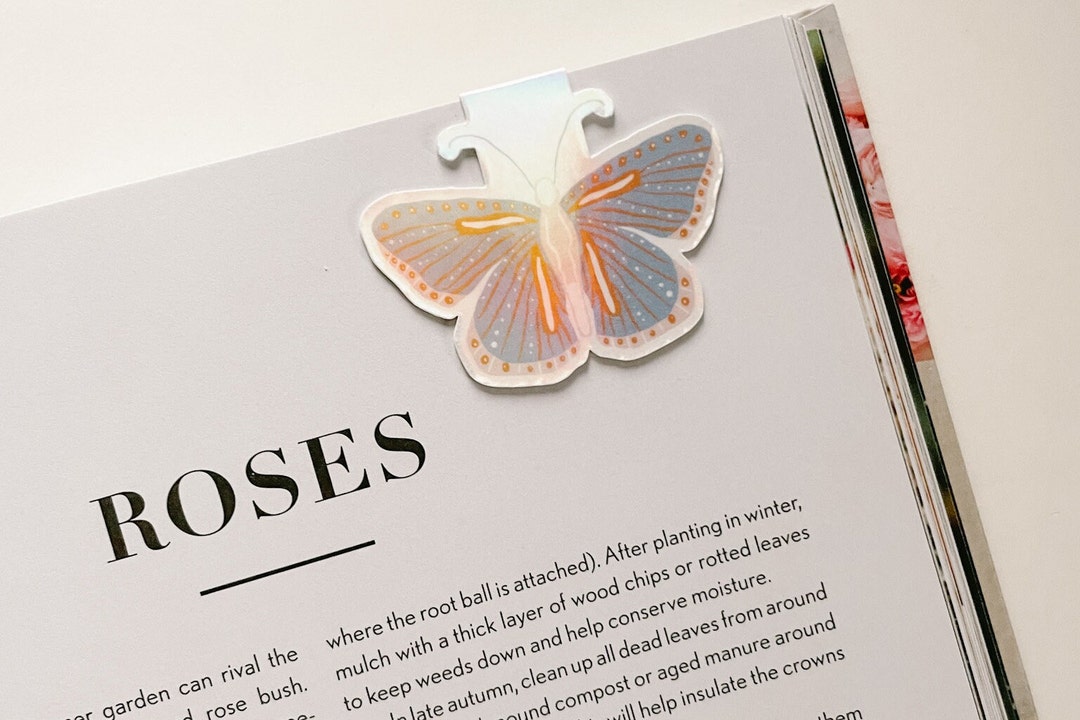 Butterfly Magnetic Bookmarks, Magnetic Page Clips, Butterfly Bookmarks ...