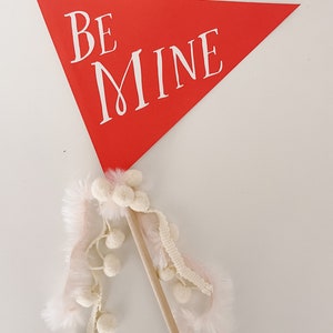 Valentine's Pennant Flag, Printable Valentine's Flag, Love Basket Flag ...