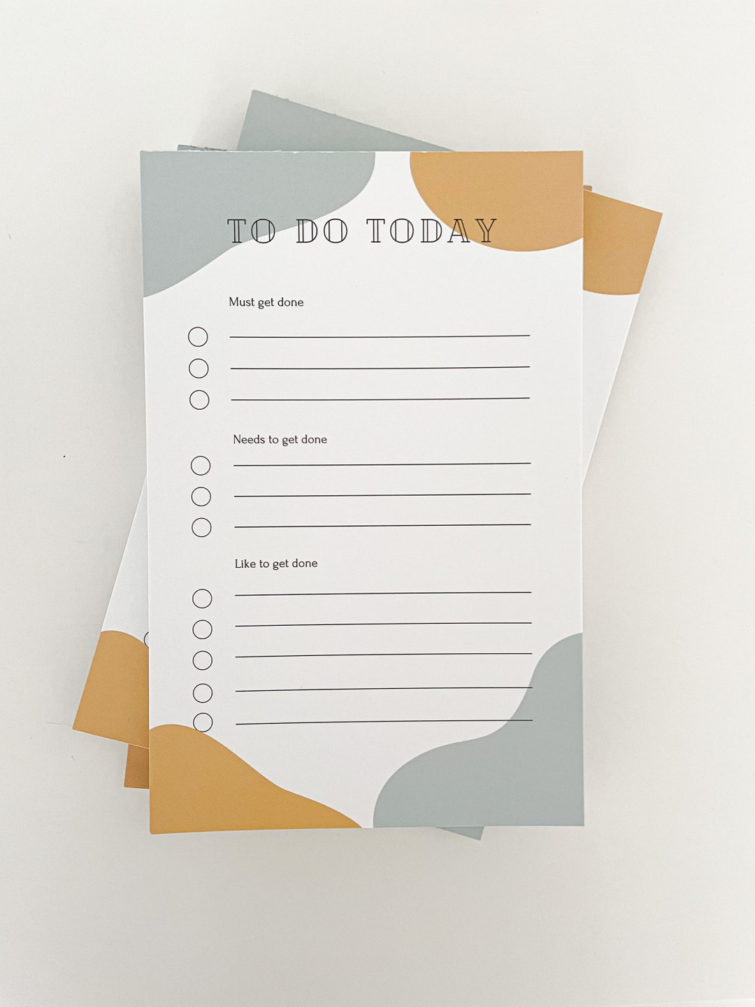 Daily Task Notepad | to Do Today Notepad | Minimal to Do Notepad ...