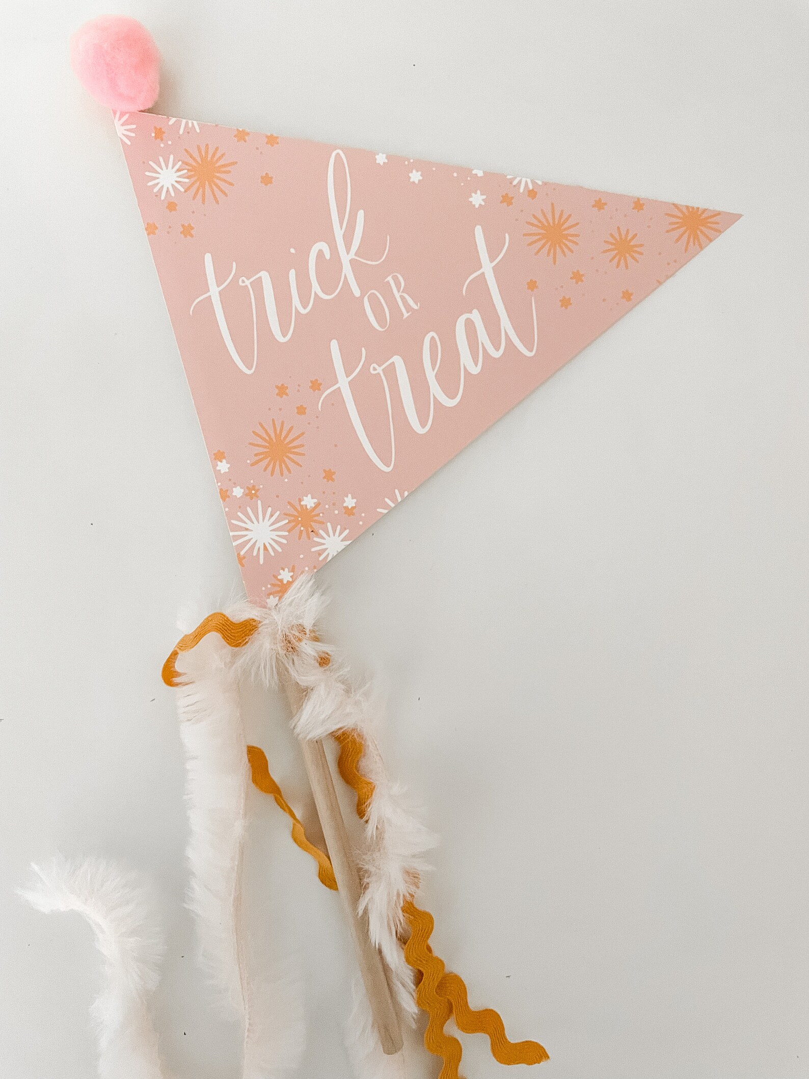 Halloween Pennant Flag Printable Boo Baskets Trick or Treat - Etsy