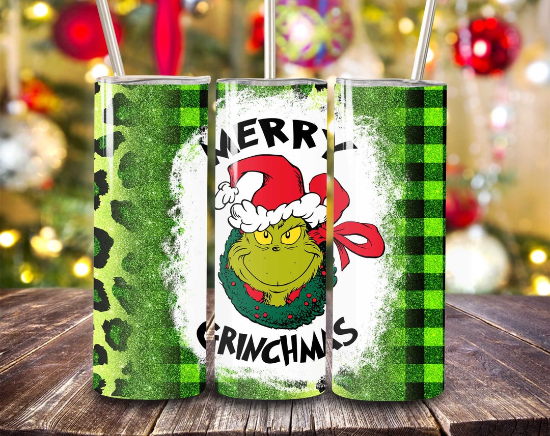 Grinch Tumbler Wrap PNG 20oz Tumbler PNG Sublimation Design - Etsy