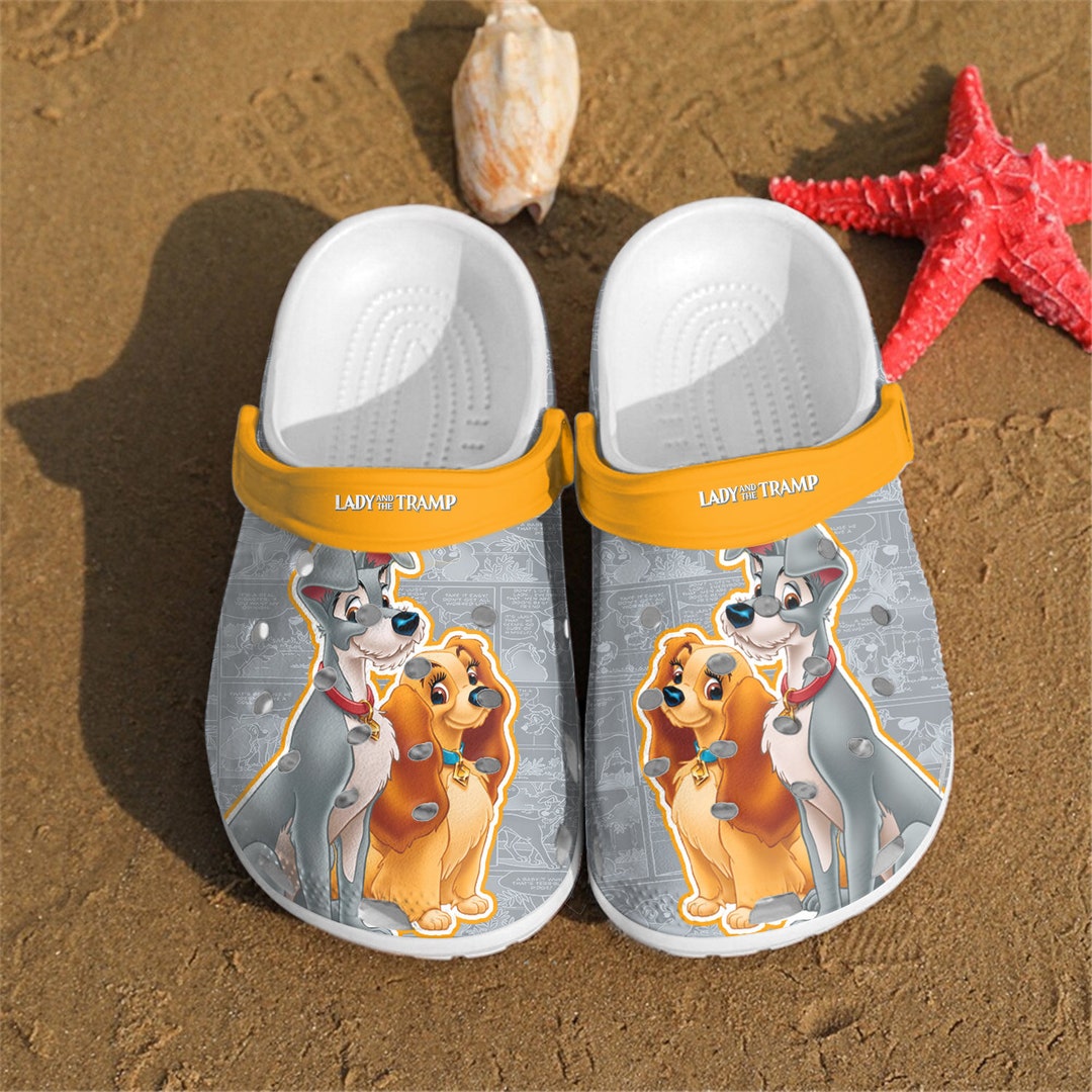 Lady and the Tramp Crocband Clogs Shoes, Disney Dog Clogs for Men Women ...