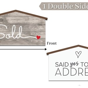 Sold Sign Real Estate Realtor House Shaped DOUBLE-SIDED We - Etsy