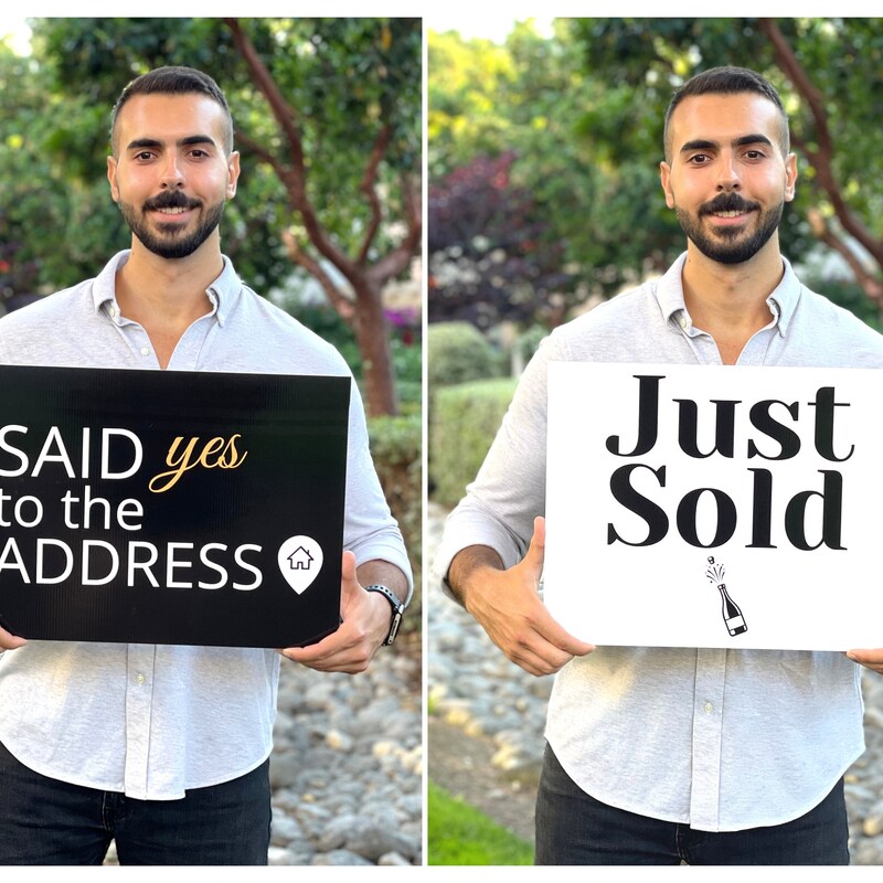 Realtor Sold Sign - Etsy