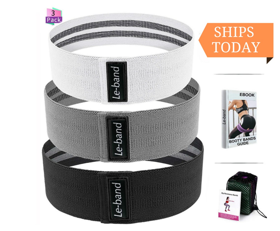 Fabric Resistance Bands Set Exercise Bands for Working Out - Etsy