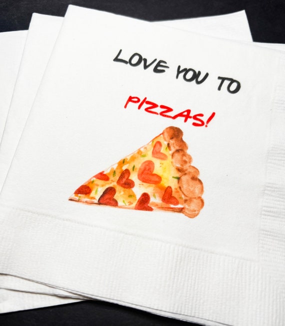 Love You to Pizzas Valentine Pizza Valentines Day Party | Etsy