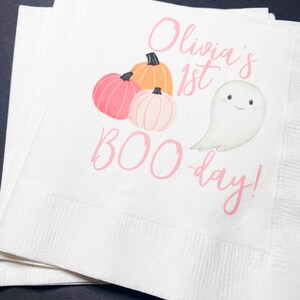 Halloween Birthday Boo Day Hey Boo Spooky One First Birthday Girl Ghost ...