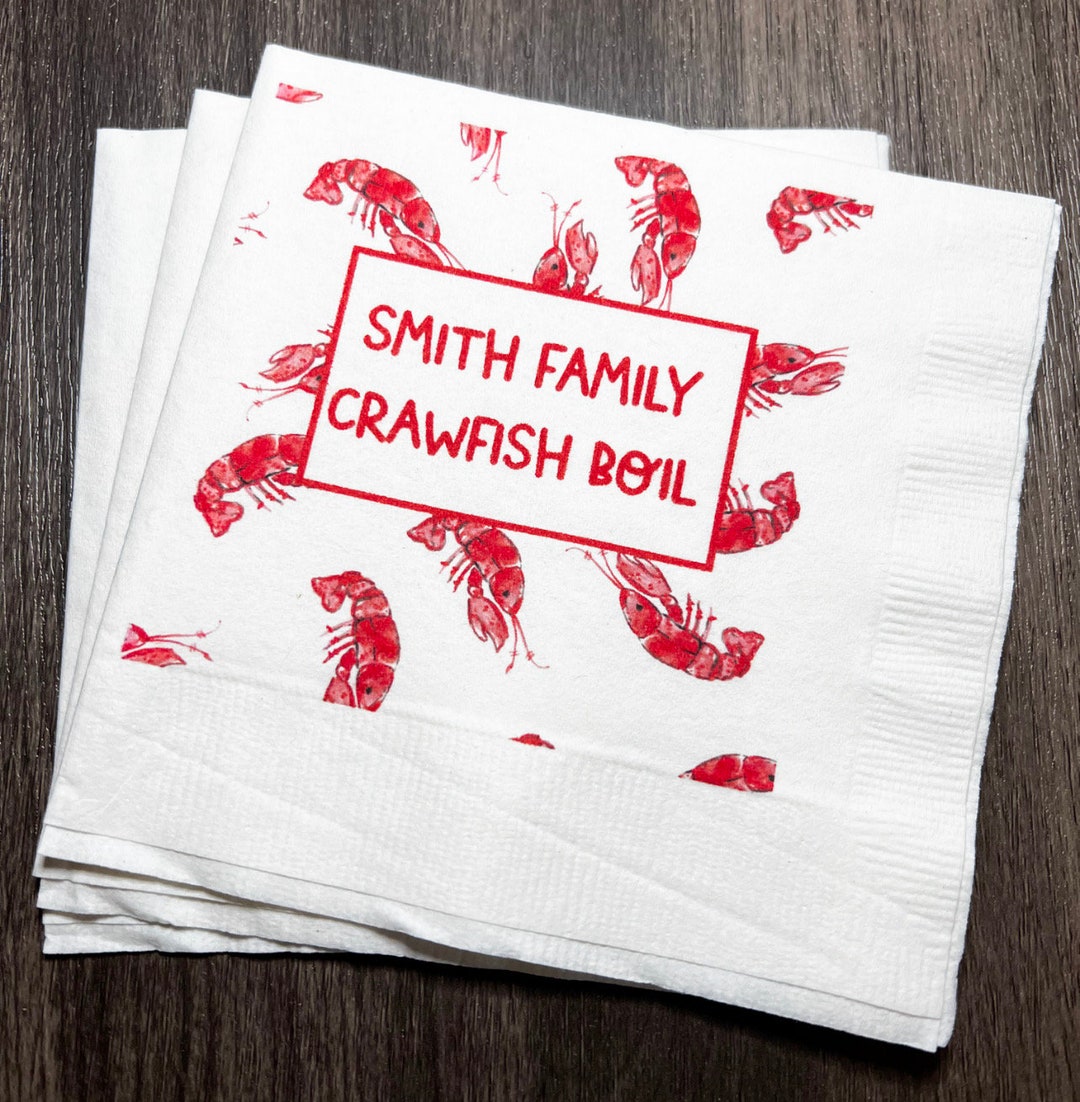 Crawfish Boil Let the Good Times Boil Annual Crawfish Boil Personalized ...
