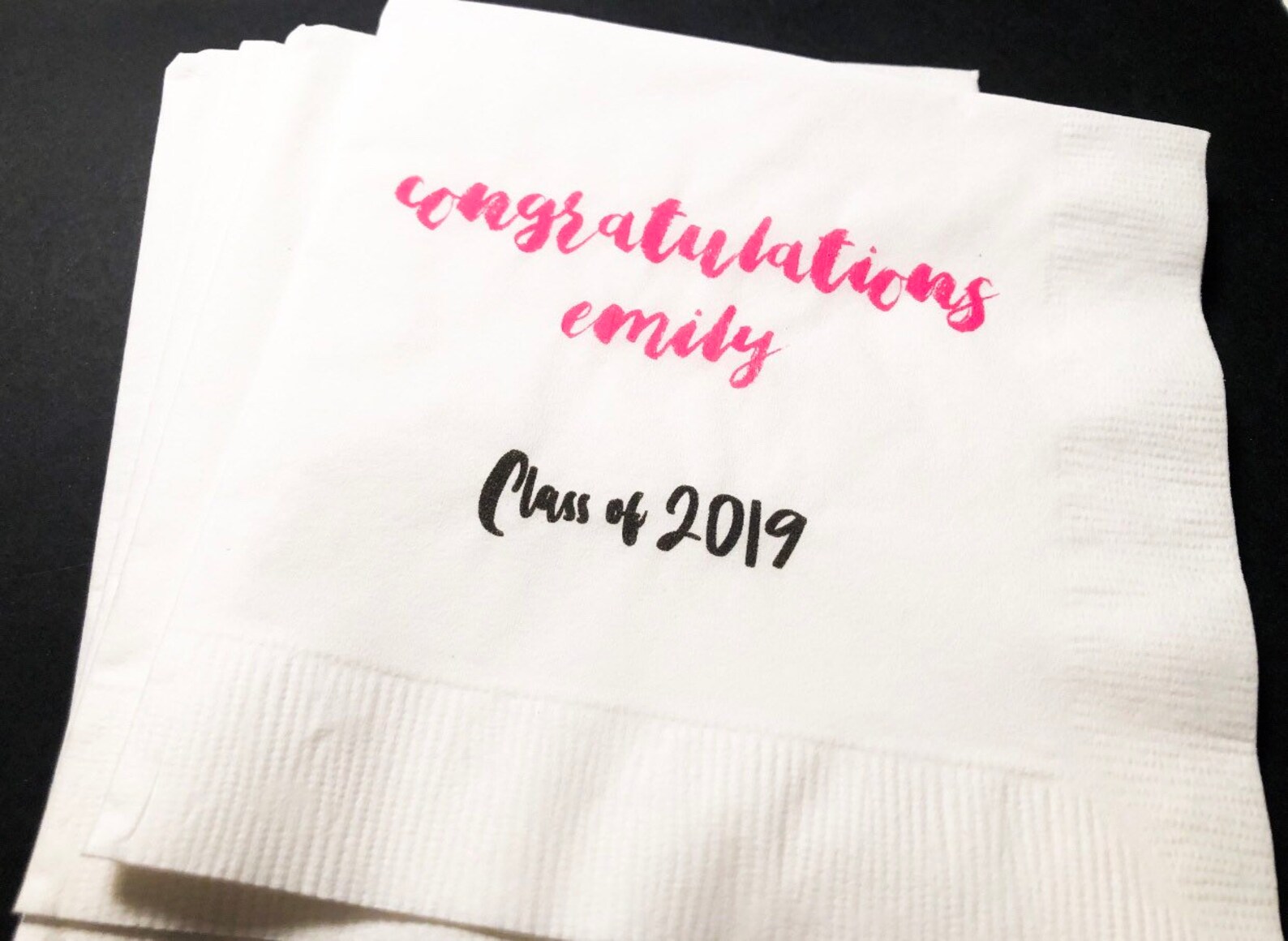 Graduation Party Class of 2019 Personalized Graduate Cocktail - Etsy