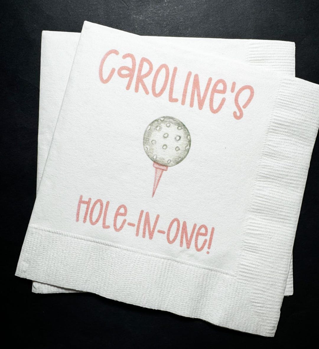 Golf Pink 1st Birthday Party Hole in One Let’s Partee Golf Theme Girls ...