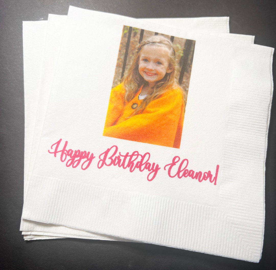 Custom Photo Birthday Milestone Birthday Personalized Cocktail ...