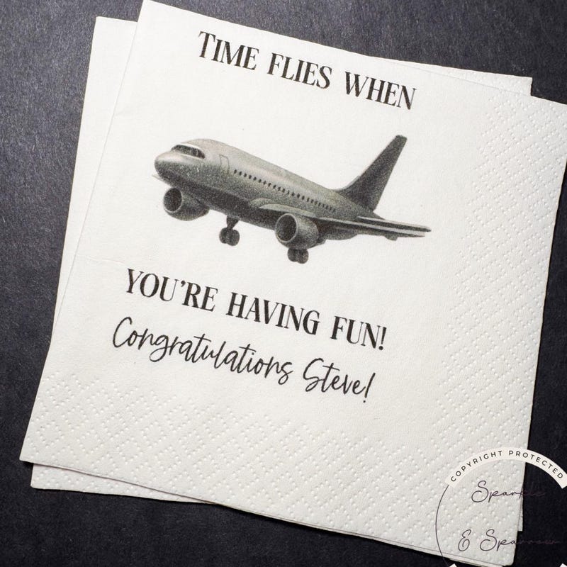 Napkins With Pilots - Etsy