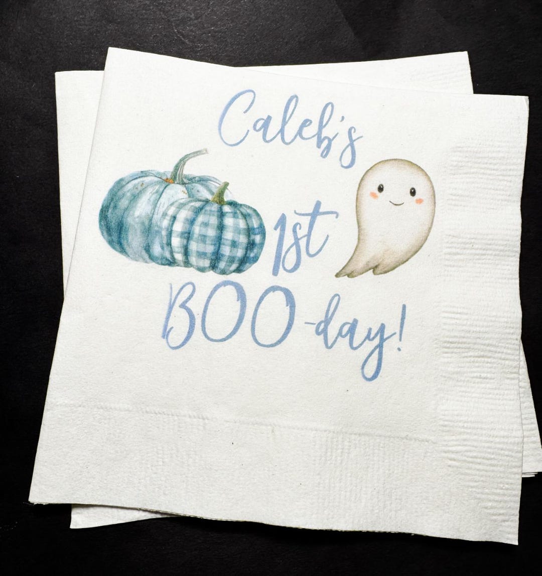 Halloween Birthday Boo Day Hey Boo Spooky One First Birthday Boy Ghost ...