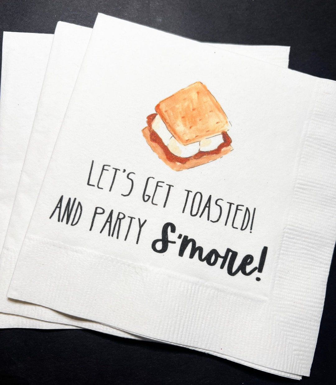 Let’s Get Toasted Smores Bar Roast a Marshmallow Party Smore Birthday ...