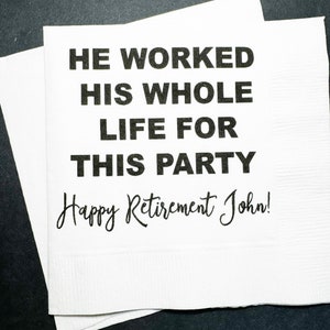 Retirement Party Happy Retirement Celebration Congrats Retired Party ...