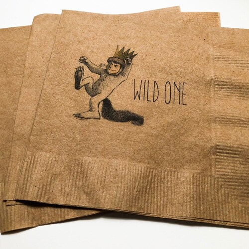 Wild Things Personalized Birthday Party Cocktail or Luncheon - Etsy
