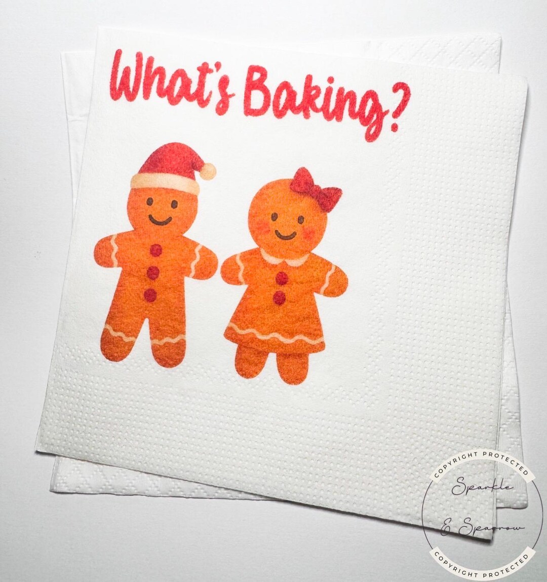 Gingerbread Gender Reveal What’s Baking Reveal Christmas Gender Reveal ...