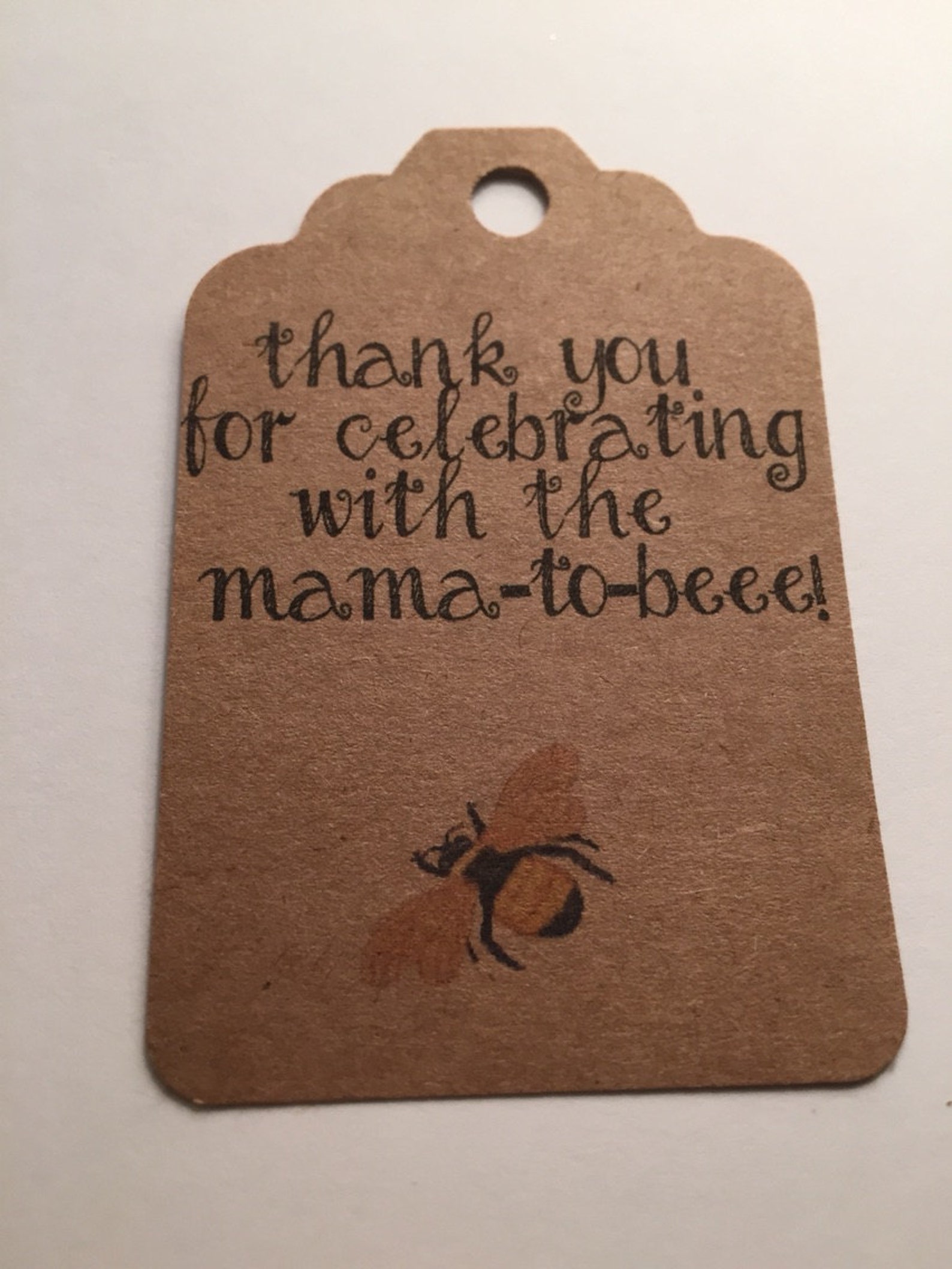 Mama to Bee Baby Shower Bee Honey Theme Kraft Personalized - Etsy