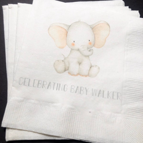 Elephant Napkins - Etsy