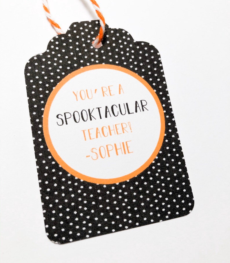 Halloween Spooktacular Teacher Fall Personalized Pumpkin Gift - Etsy