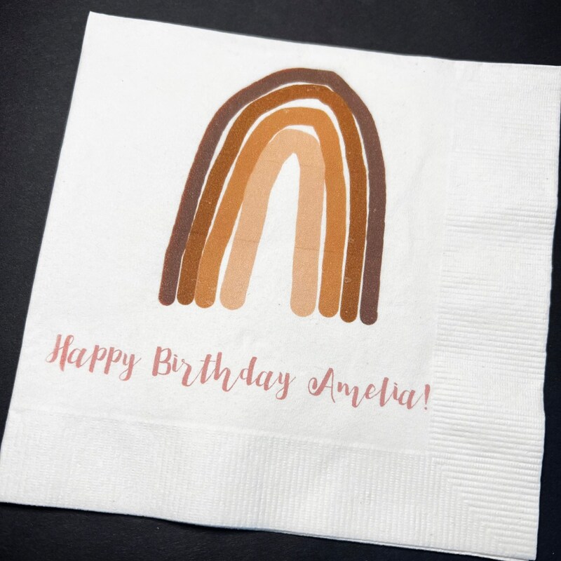 Neutral Rainbow Party Decor - Etsy