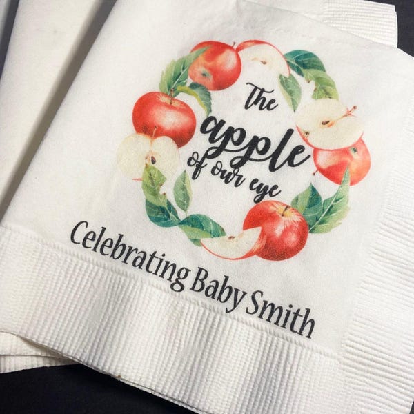 Apple Baby Shower - Etsy