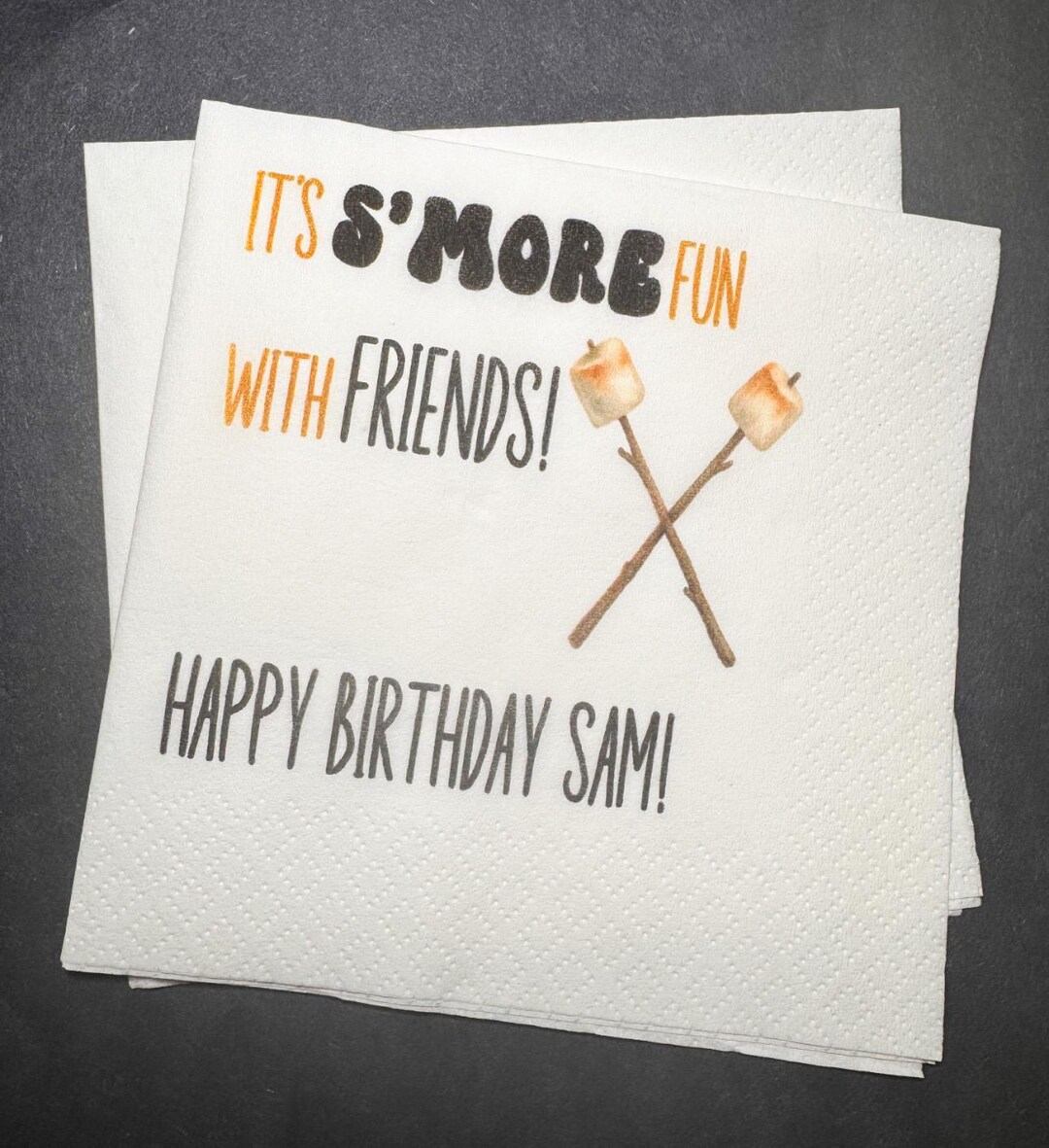 Smores Bar Birthday Smore Fun With Friends Fall Birthday Smores Theme ...