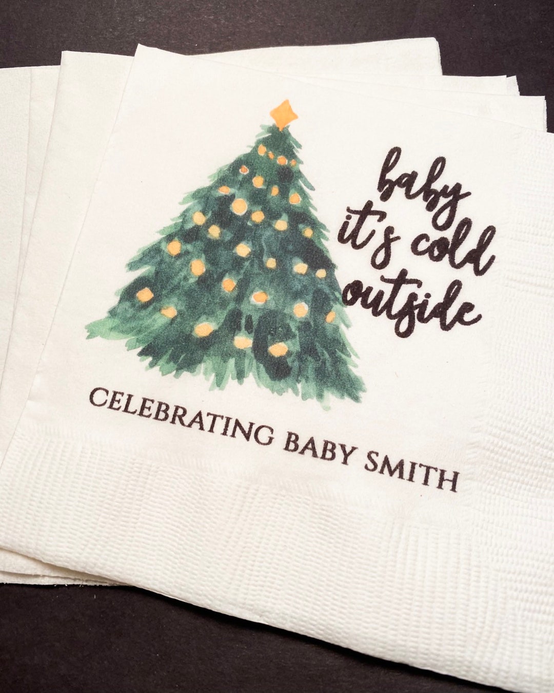 Baby It's Cold Outside Winter Christmas Baby Shower Birthday December ...