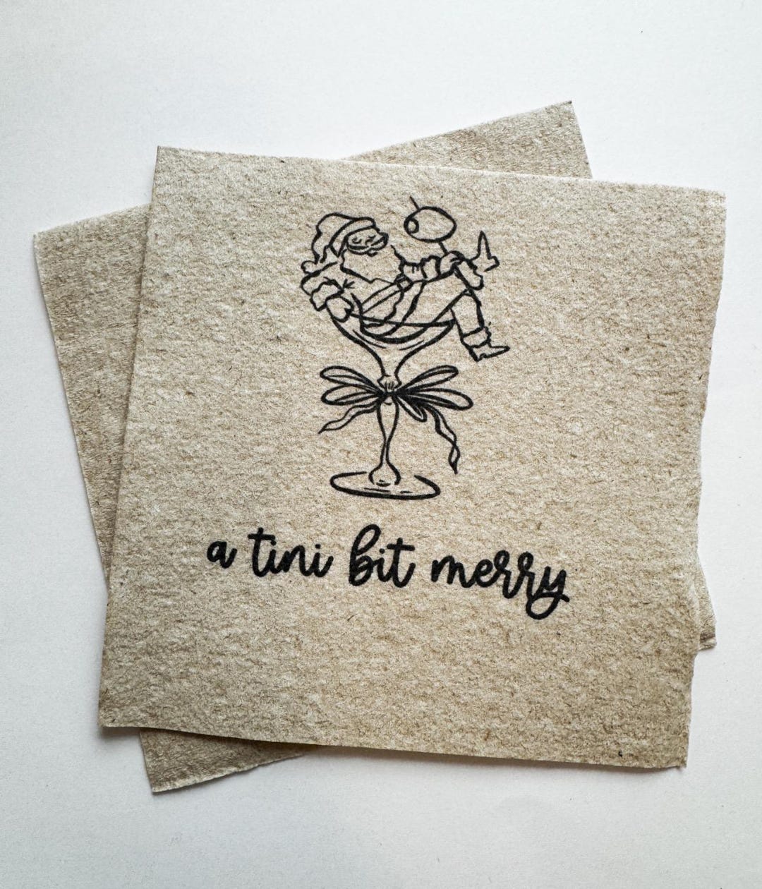 Tini Bit Merry Santa Martini Christmas Party Jingle & Mingle Friendsmas ...