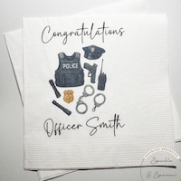 Personalized Police Academy Graduation Gifts Custom Christmas Ornament ...
