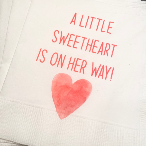 Sweetheart Baby Shower Decor Girl - Etsy