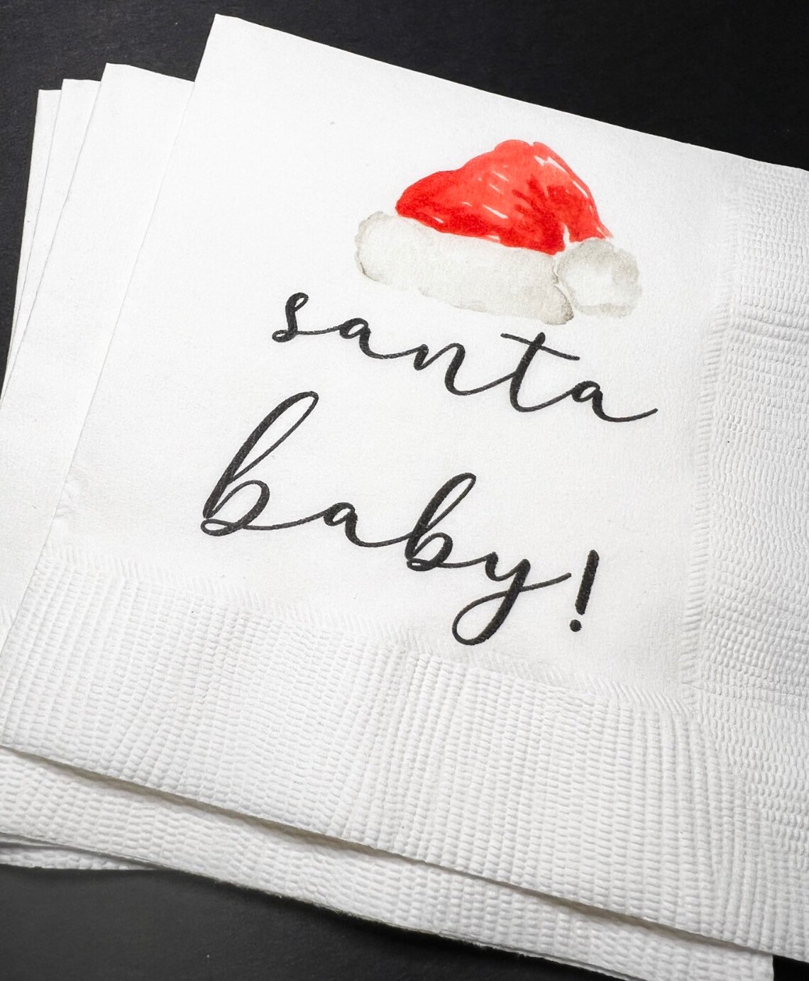 Santa Baby Christmas Baby Shower Santa Baby Gender Reveal - Etsy