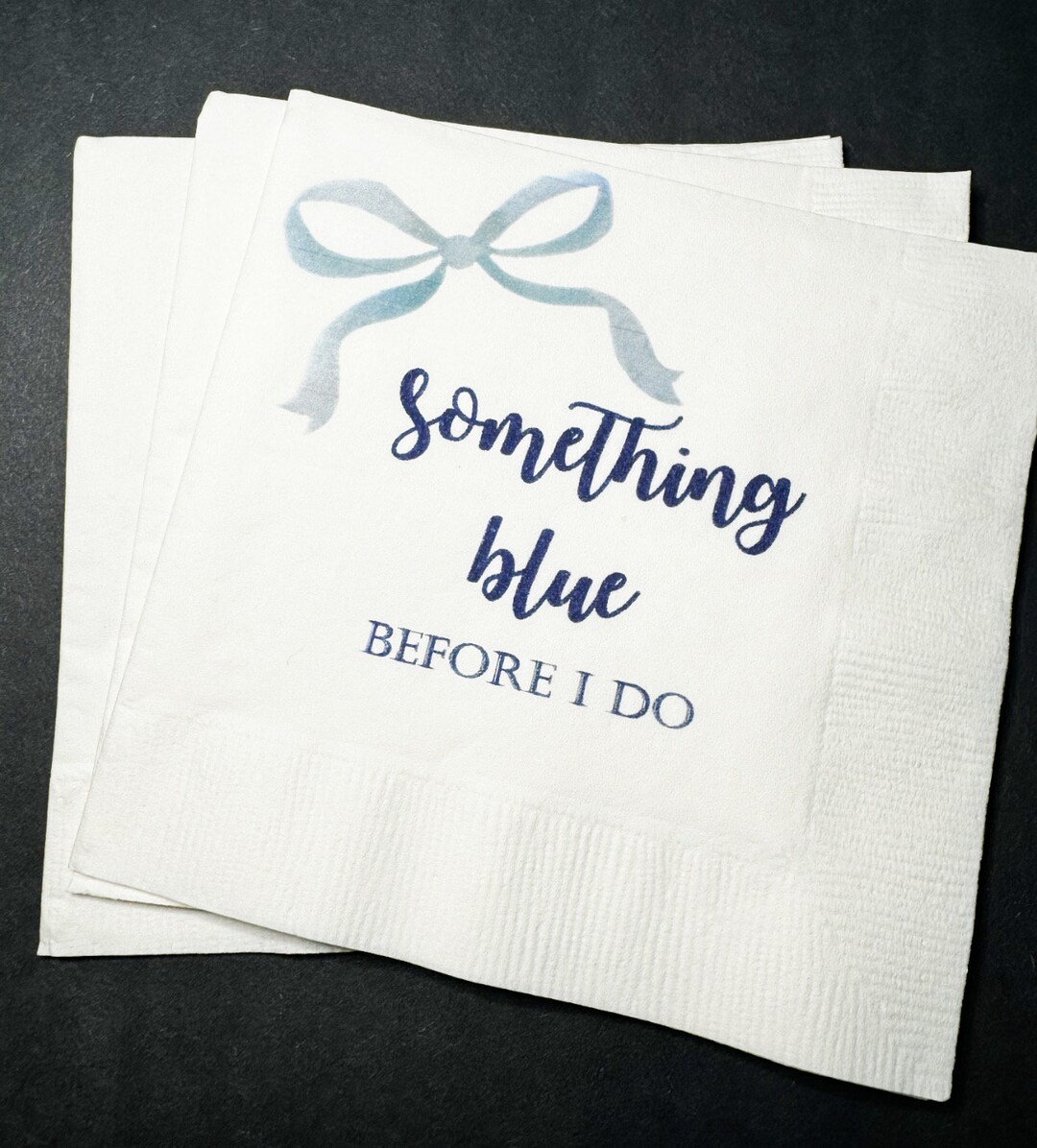 Something Blue Before I Do Blue Bow Bridal Shower Blue Bow Bridal ...