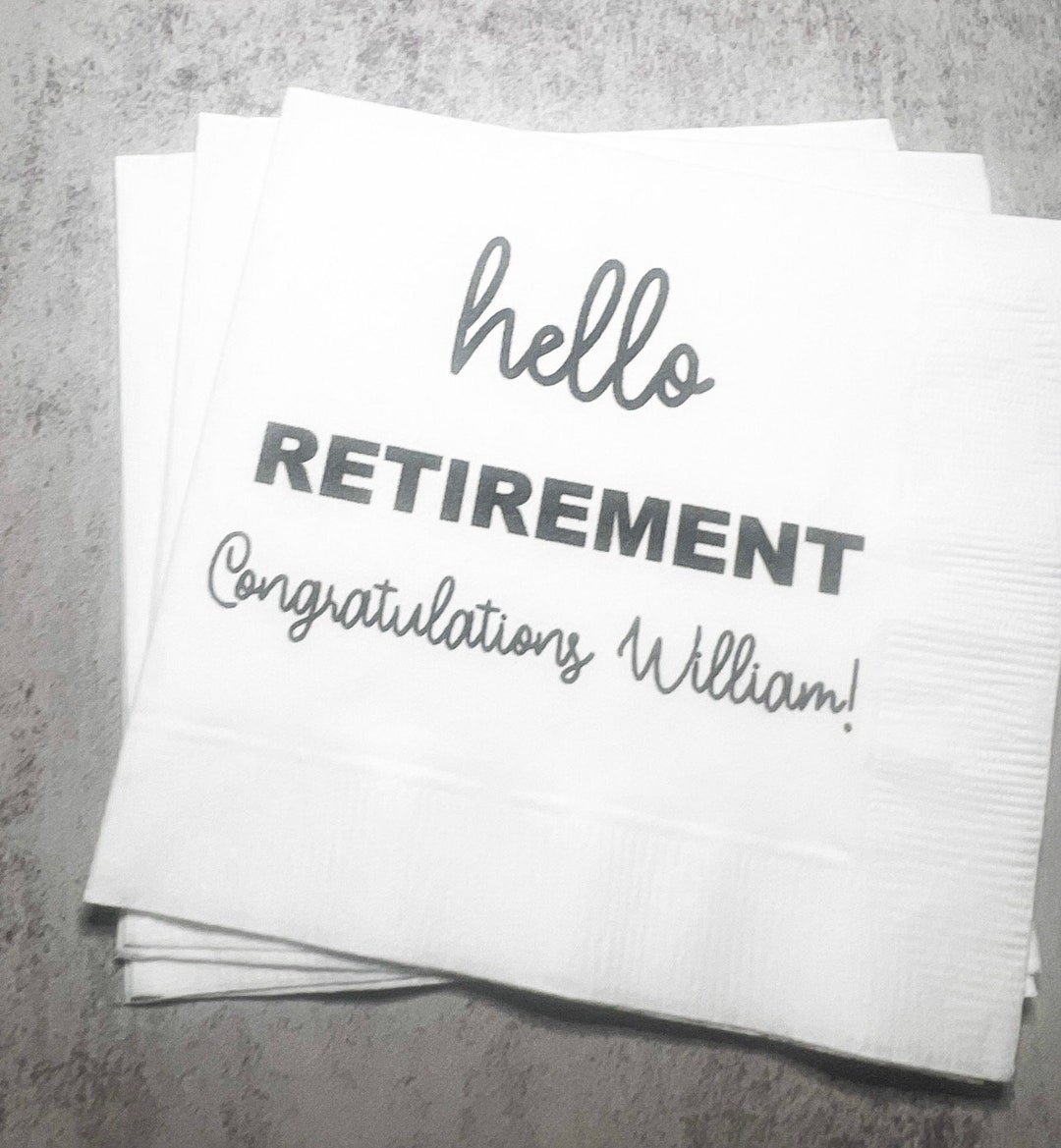 Retirement Party Happy Retirement Celebration Congrats Retired ...