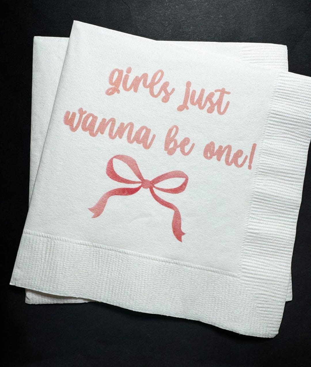 Girls Just Wanna Be One Pink Bow First Birthday 1st Bday Pink Bow Party ...