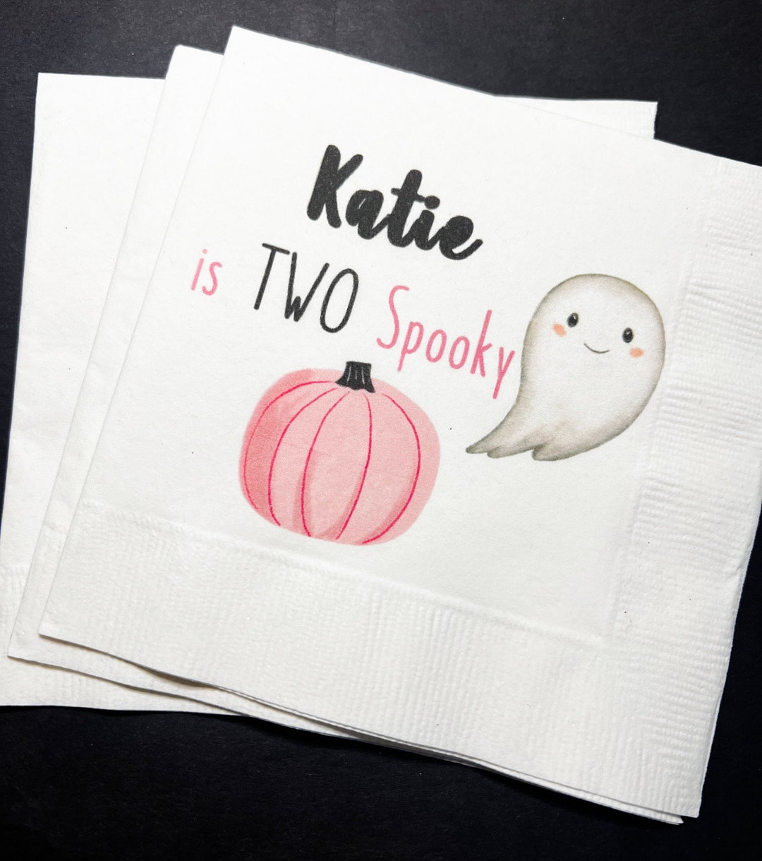 Two Spooky Halloween Birthday Boo Day Hey Boo Girl Ghost 2nd Birthday ...