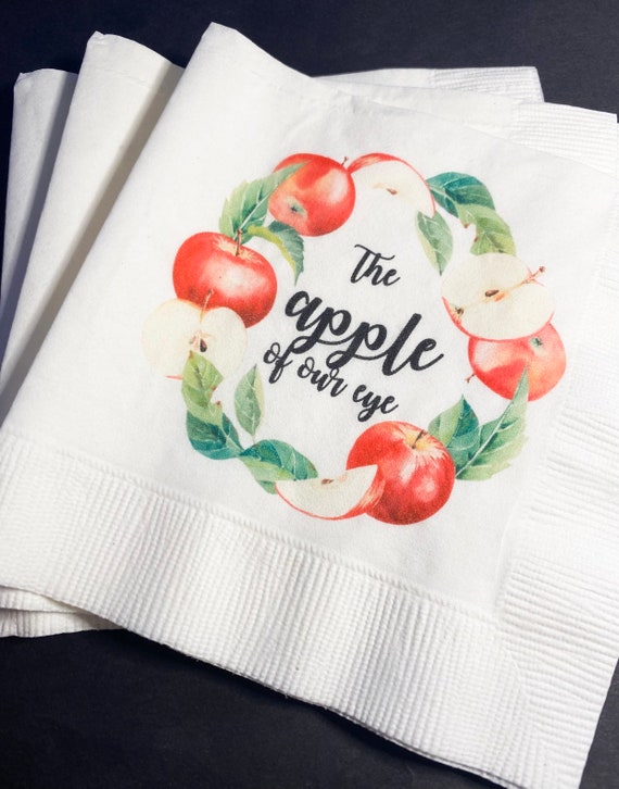 Apple of our Eye Baby Shower Apple Birthday Fall Baby Shower | Etsy
