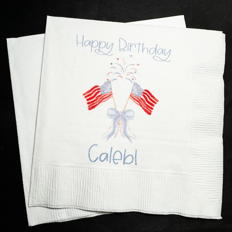 Patriotic Napkins for Decor - Etsy