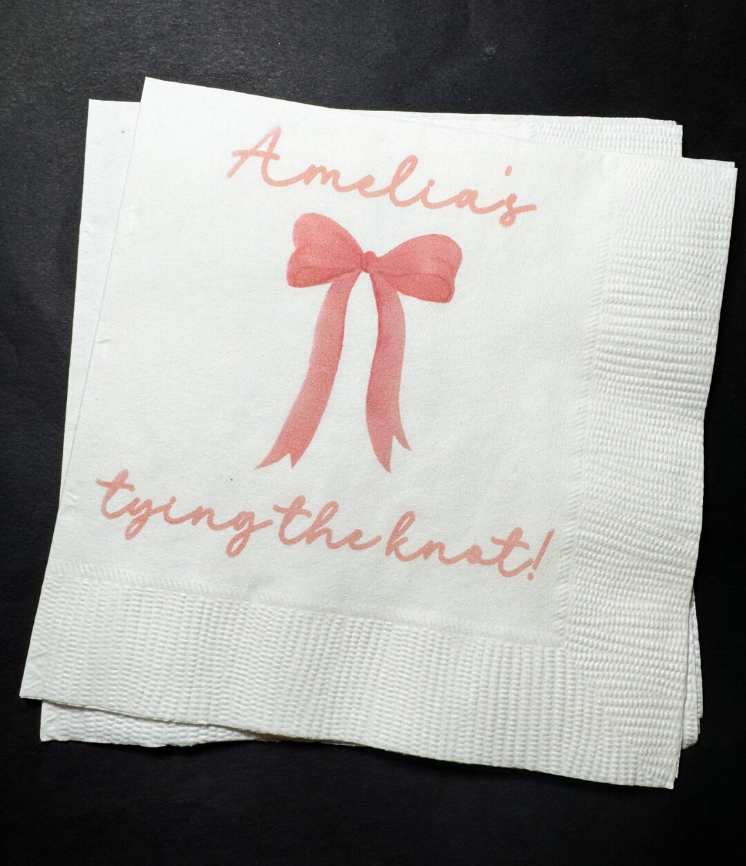 She's Tying the Knot Bridal Shower Pink Bow Bridal Shower Brunch ...