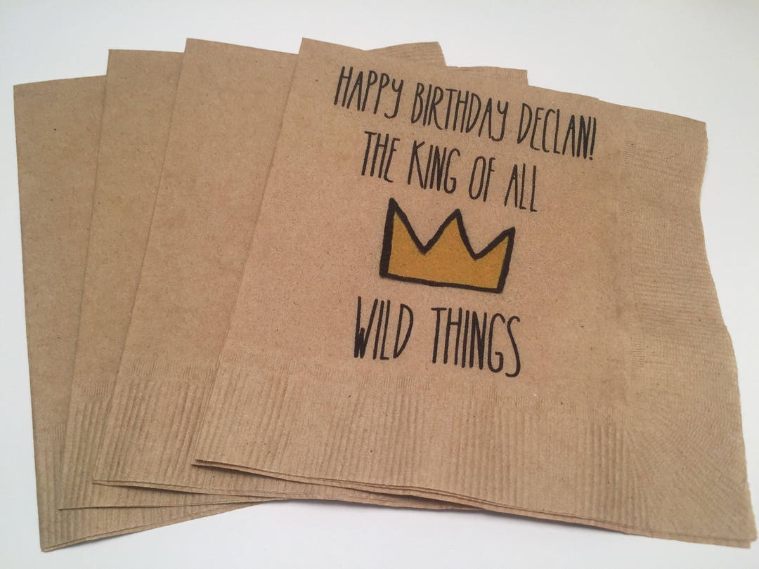 Where the Wild Things Are Kraft King of All Wild Things Theme Birthday ...