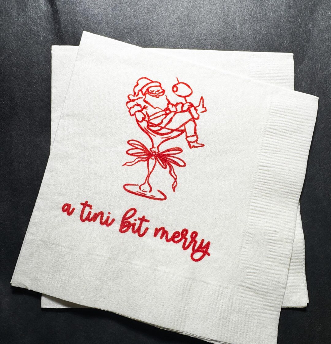 Tini Bit Merry Santa Martini Christmas Party Jingle & Mingle Friendsmas ...