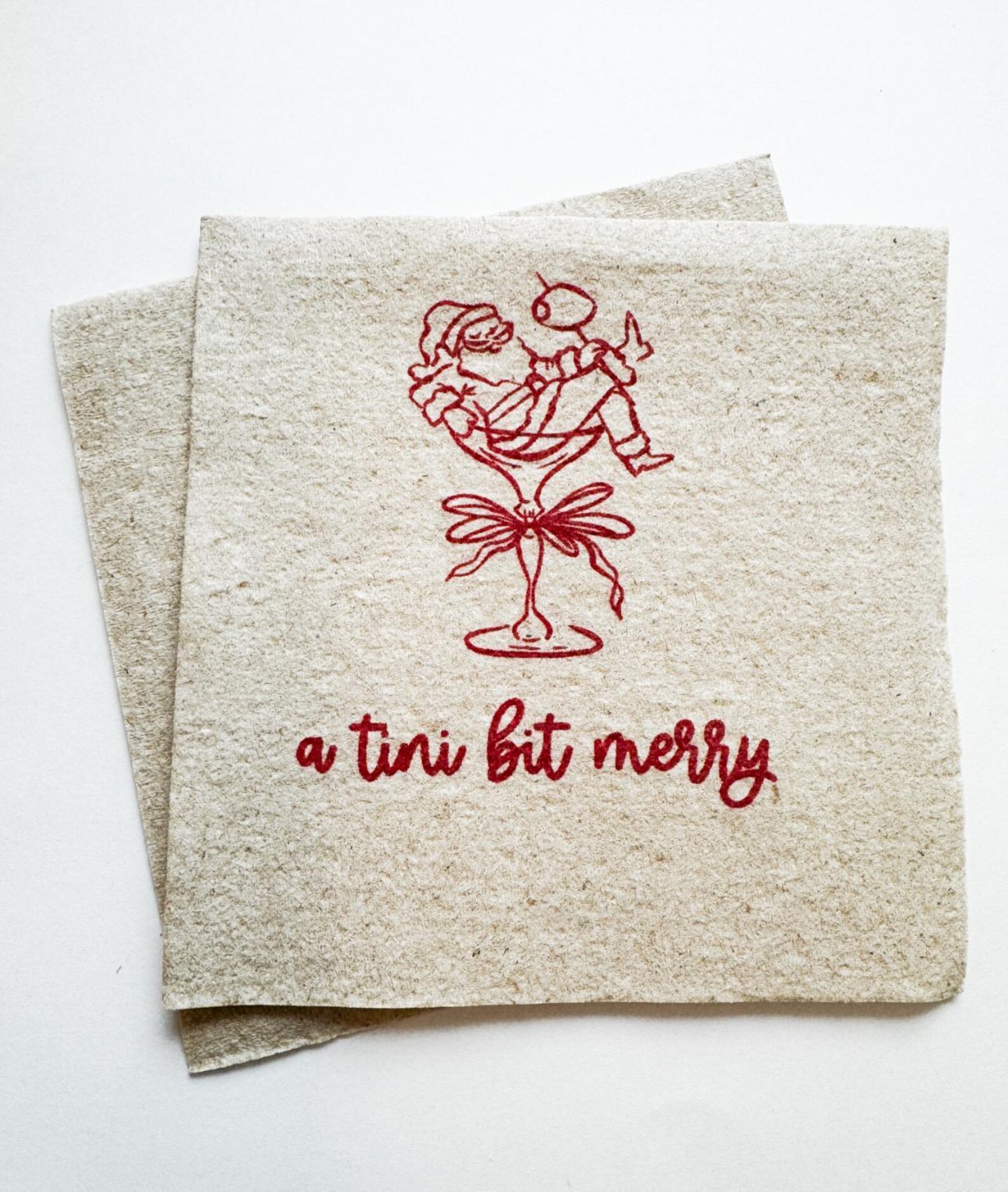 Tini Bit Merry Santa Martini Christmas Party Jingle & Mingle Friendsmas ...