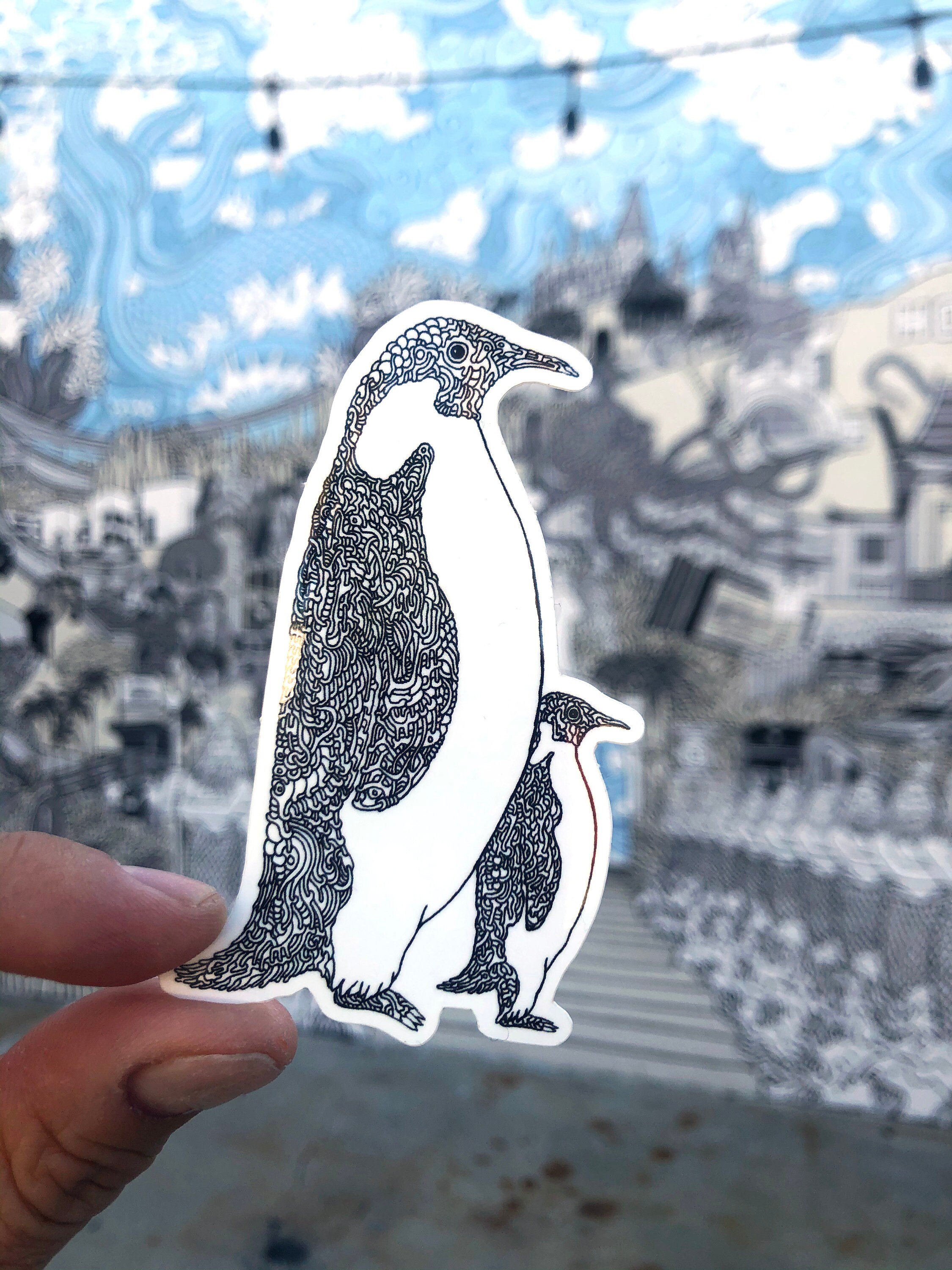 Stickers of penguins I - Etsy