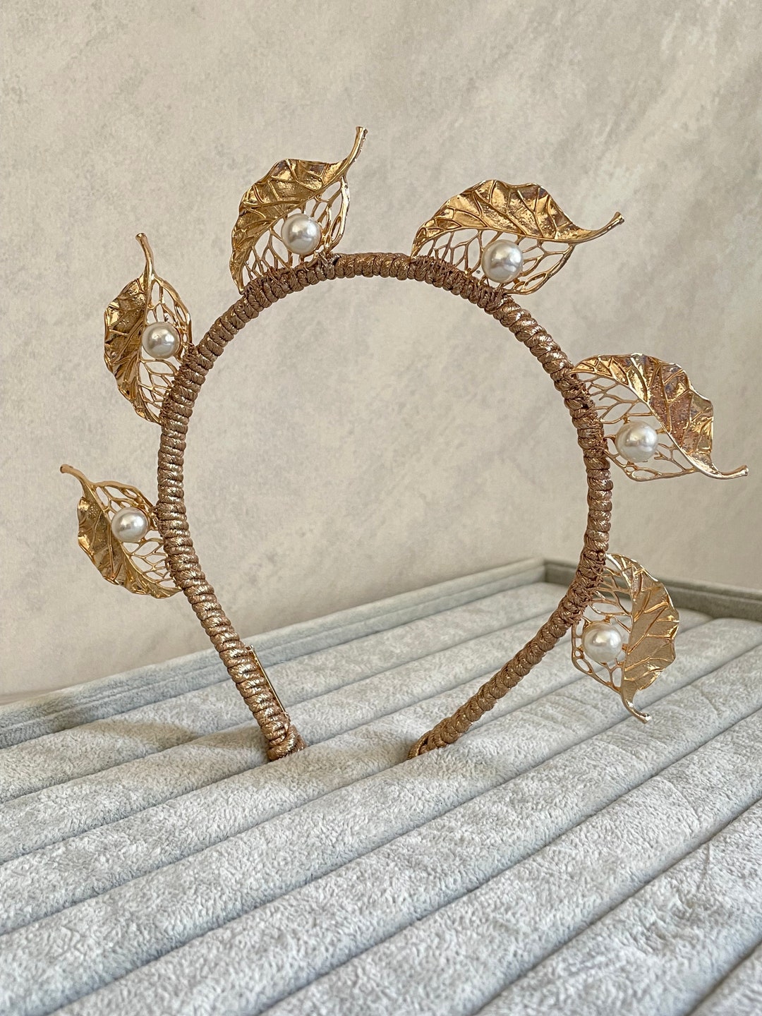 Gold Crown With Gold Embellishment,crown Fascinate ,sierra Headband ...