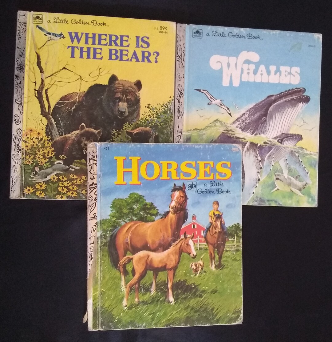 1970s Golden Books Set of Three where is the - Etsy