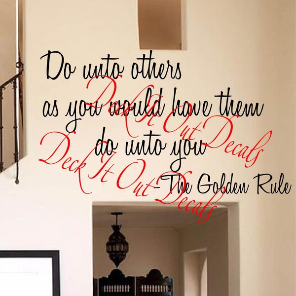 Golden Rule Sign - Etsy